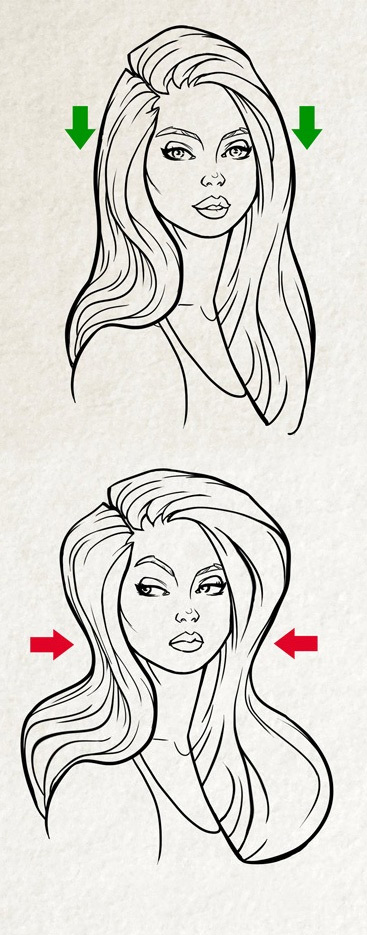 How to draw hairs - The easy way
