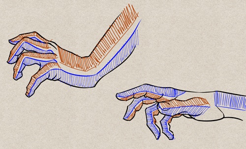 How to draw hands - How to draw school